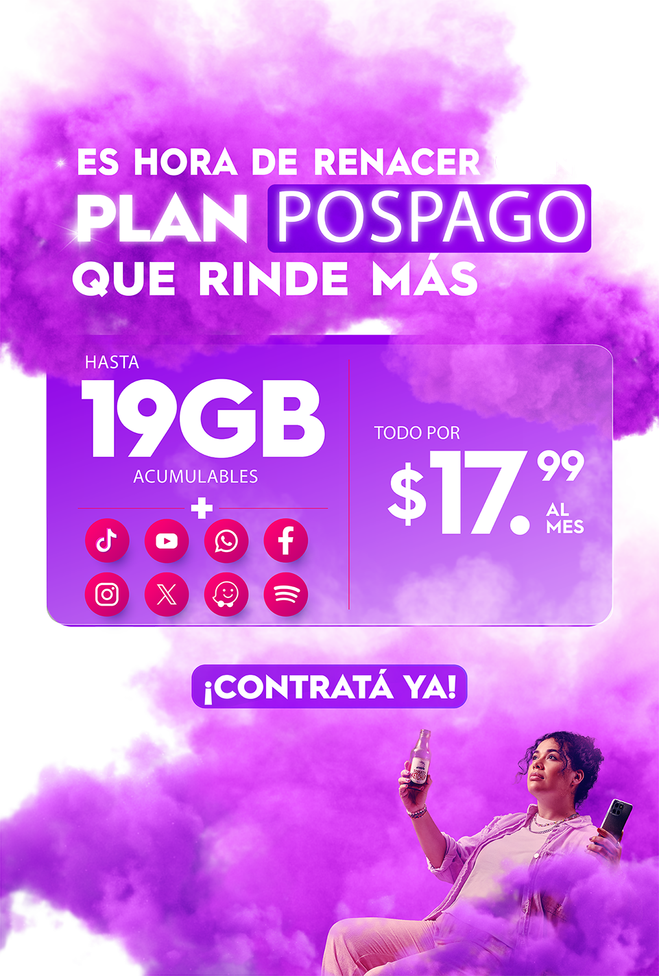 CONTRATÁ TU PLAN POSPAGO HOY